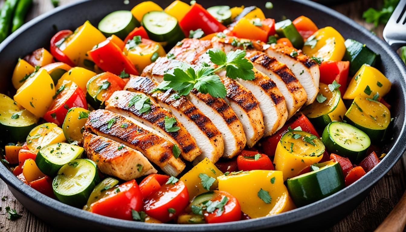 Chicken Courgette Recipe | Easy Dinner Idea! - The Chicken Recipes